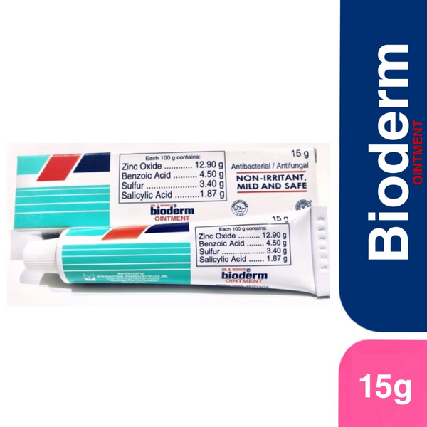 Buy Dr. s. wong's bioderm zinc oxide / benzoic acid / sulfur / salicylic acid 12.90g / 4.50g / 3 ...